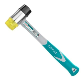 TOTAL Rubber and plastic hammer - JKNFLOORING